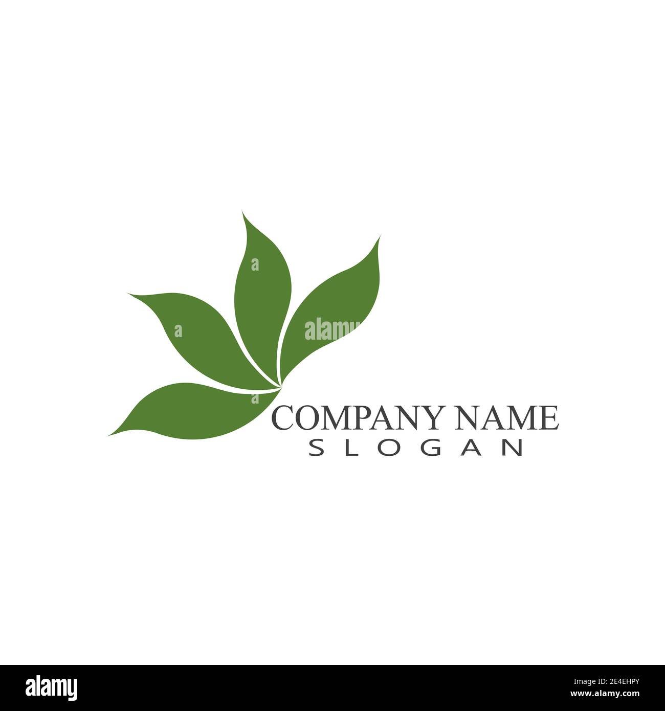 Leaf Logo Template vector symbol nature Stock Vector Image & Art - Alamy