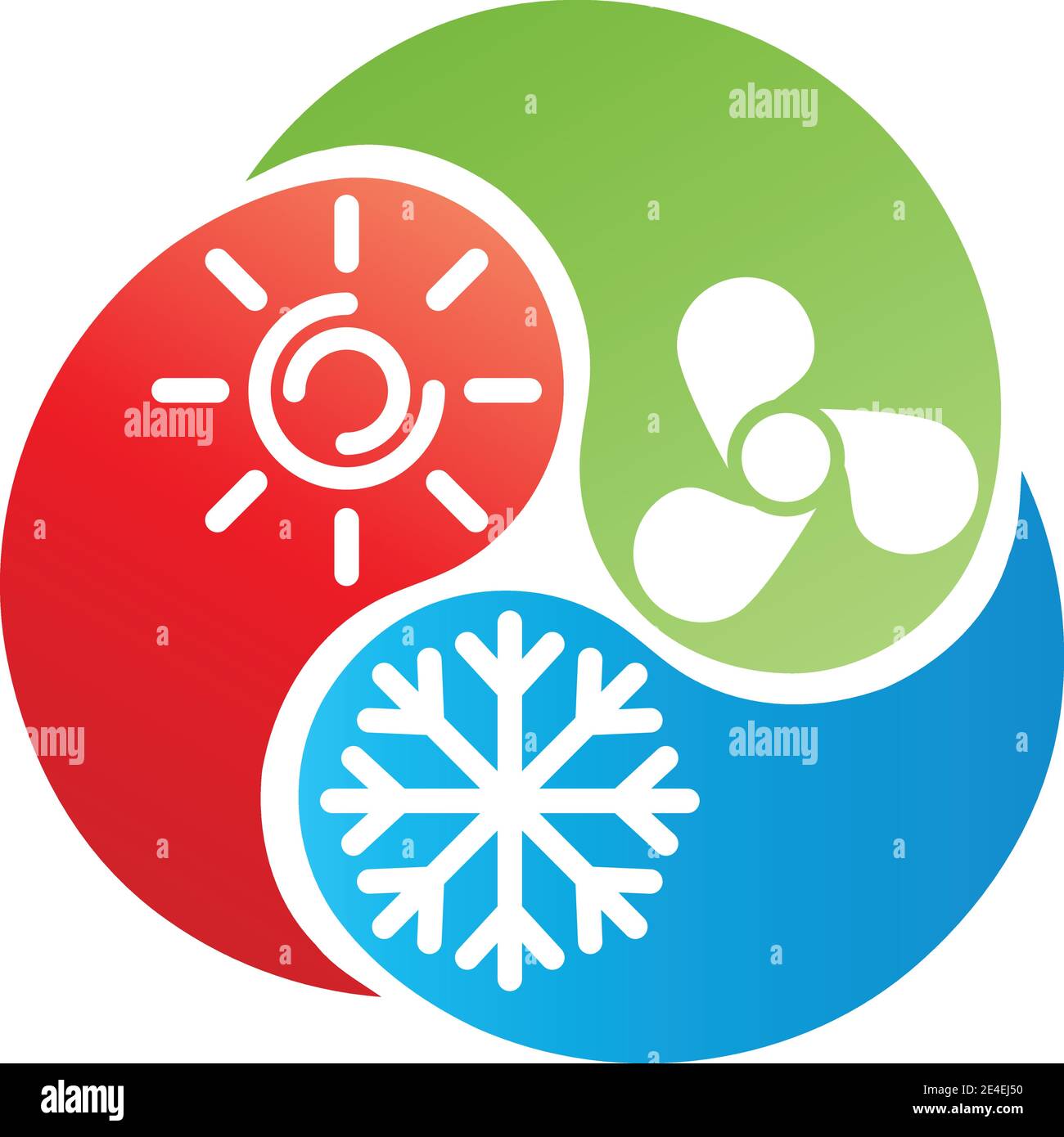 Snowflake, fan, ventilation, air conditioning, logo Stock Vector Image ...