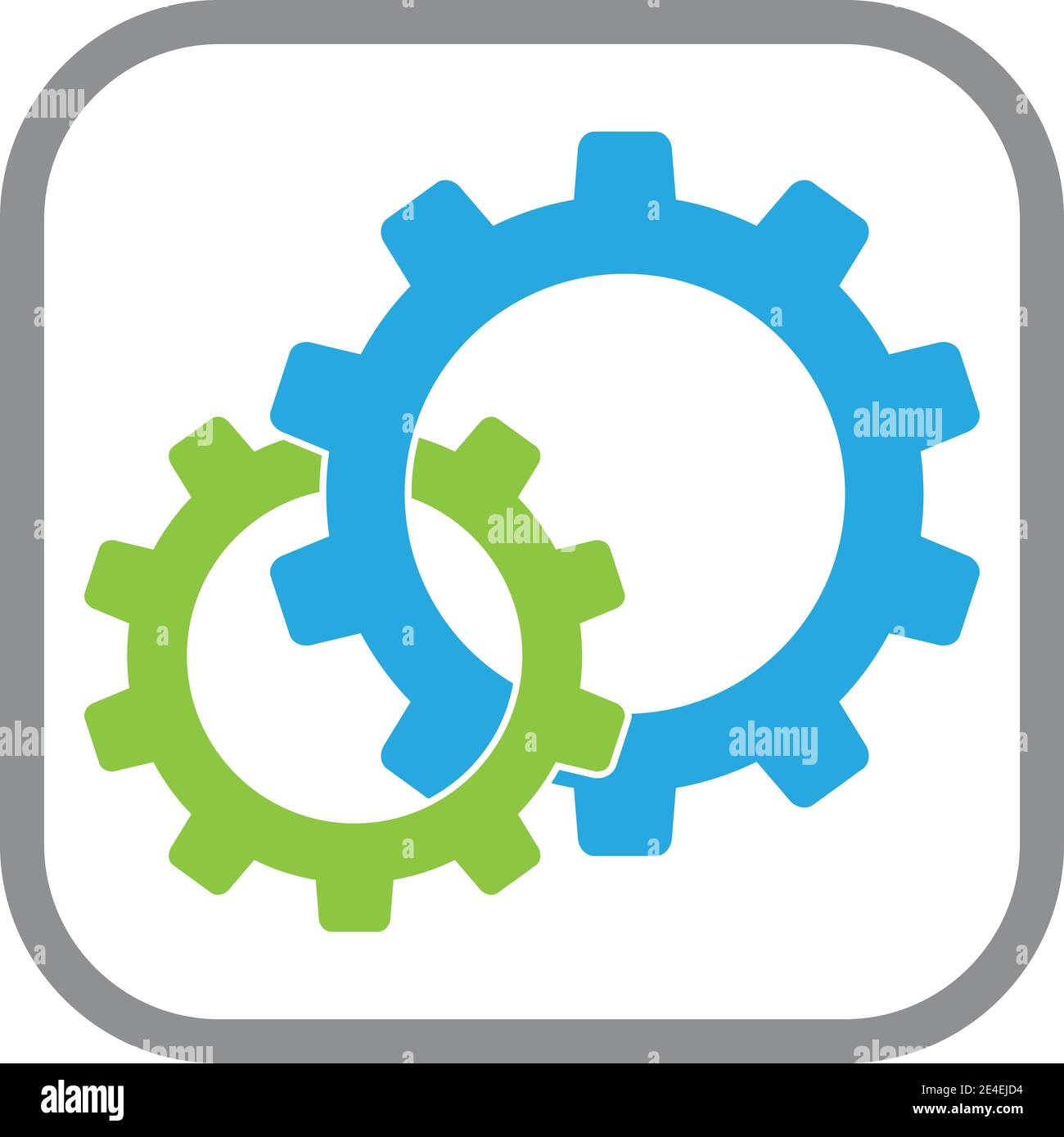 Computer, gears, computer icon, logo, background Stock Vector Image ...