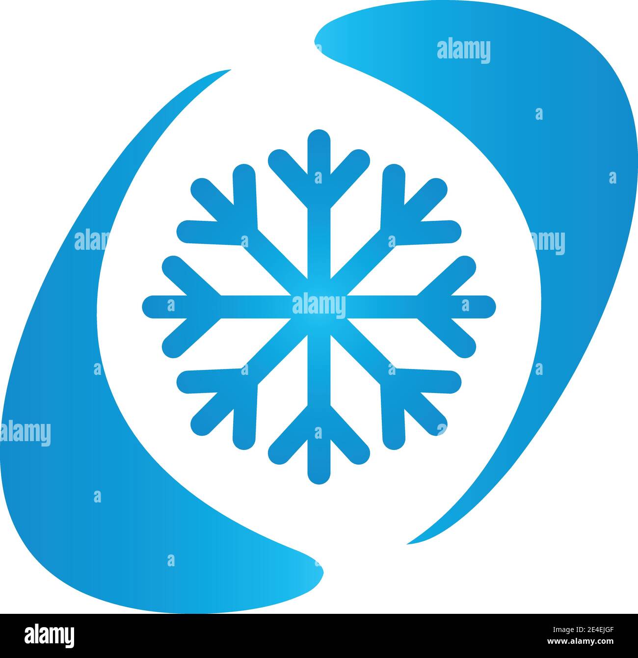 Snowflake, fan, ventilation, air conditioning, logo Stock Vector Image ...