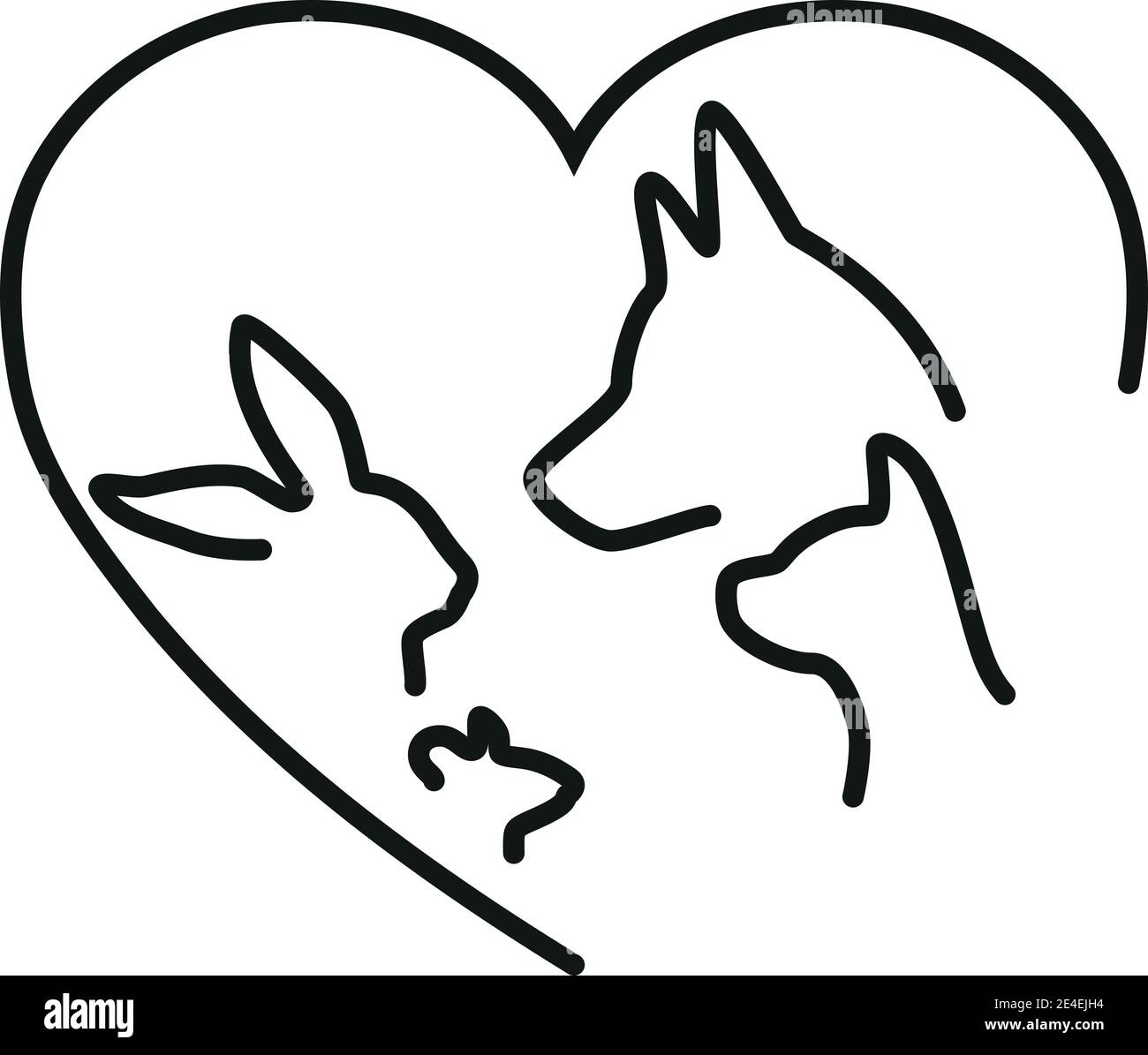 Animal surgery rabbit Stock Vector Images - Alamy