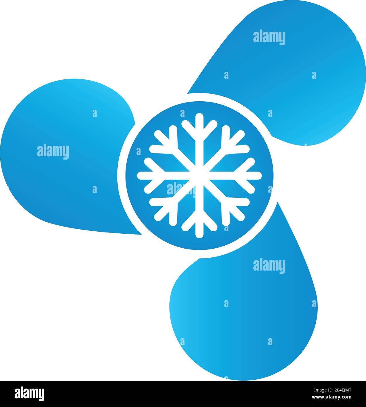 Snowflake, fan, ventilation, air conditioning, logo Stock Vector Image ...