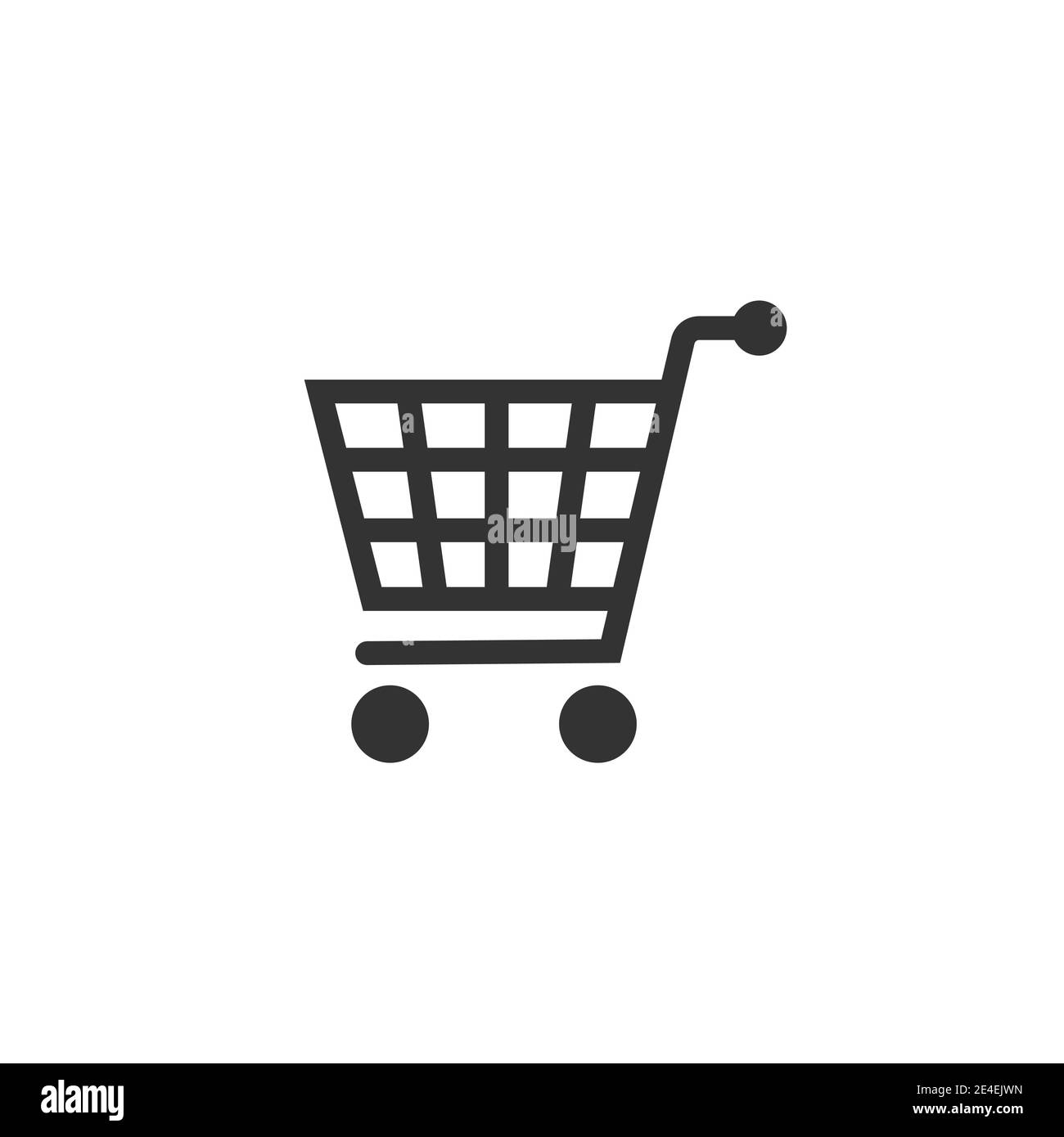 Food cart icon. Online and offline purchases. Food delivery Stock ...