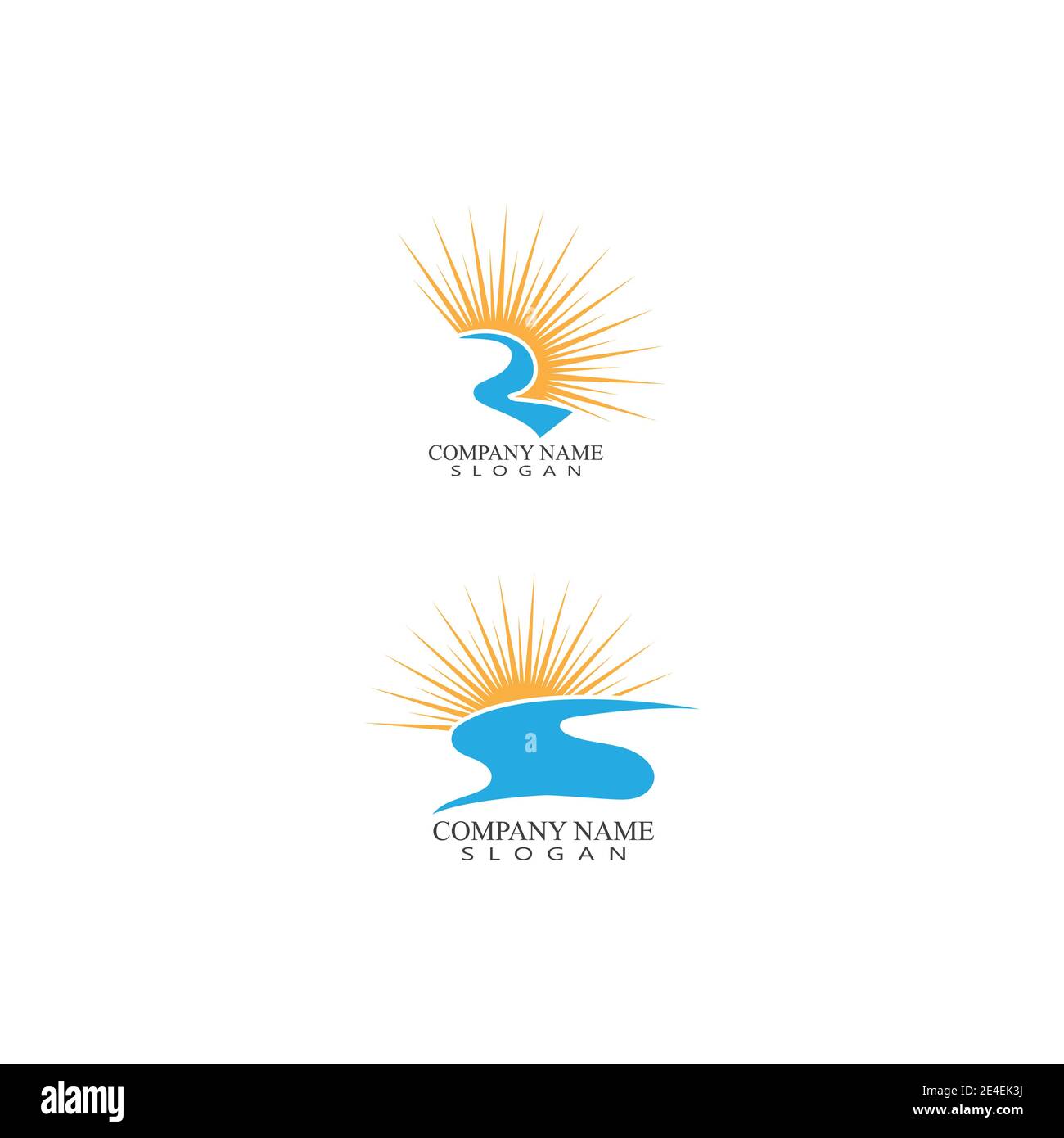 Illustration river mountains Stock Vector Images - Alamy