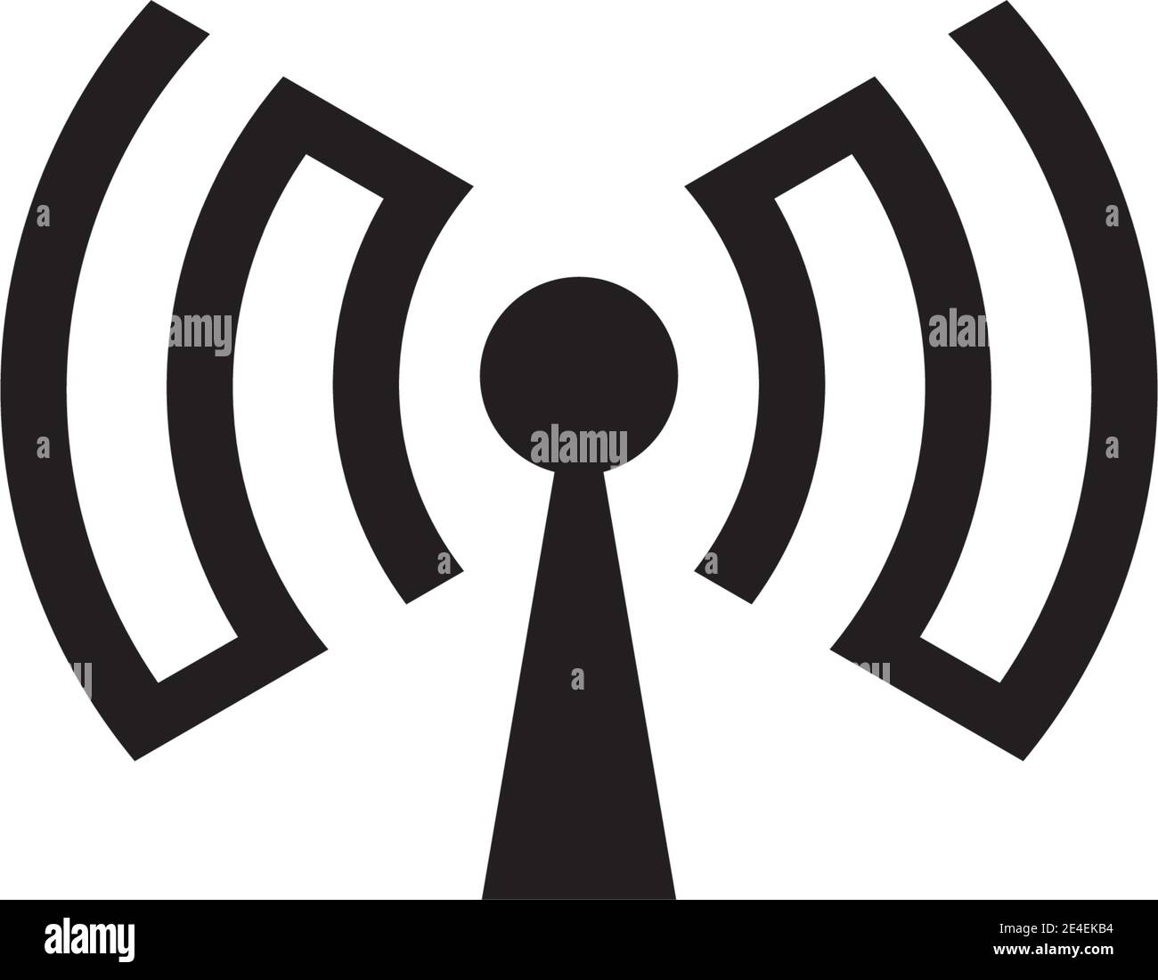 Signal wave icon logo design inspiration vector illustration template ...