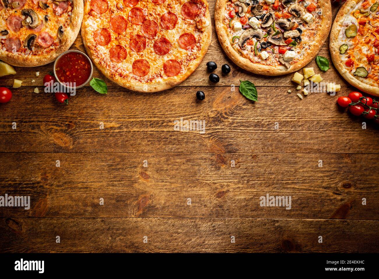 Pizza Background Red