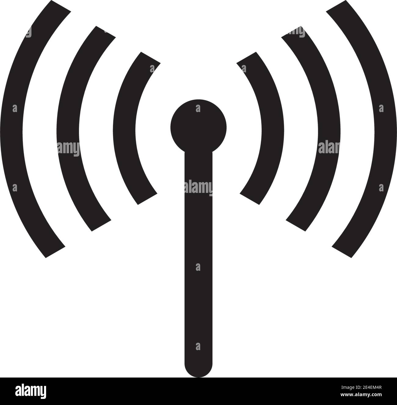 Signal wave icon logo design inspiration vector illustration template ...