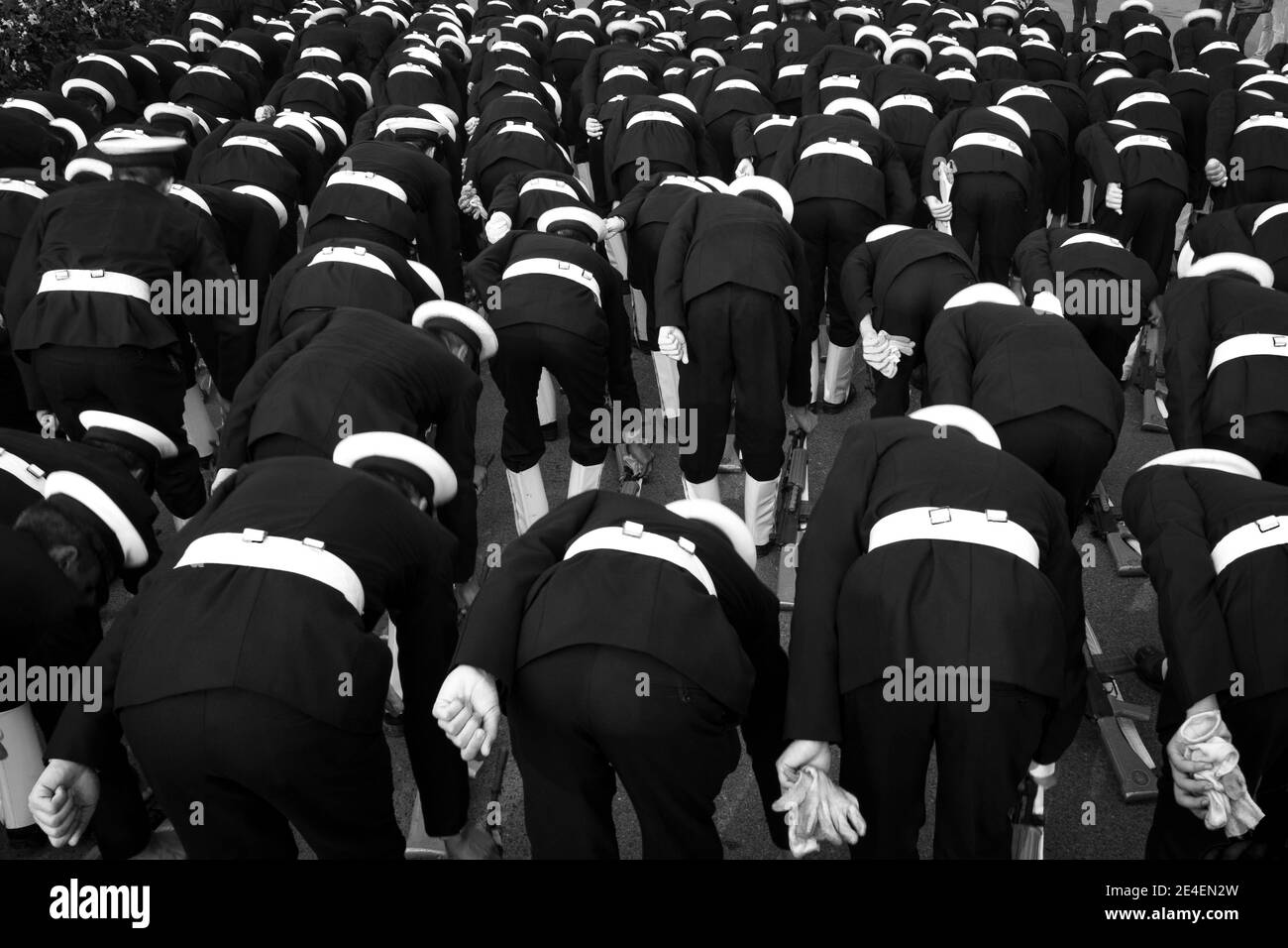 Bowing Black and White Stock Photos & Images - Alamy