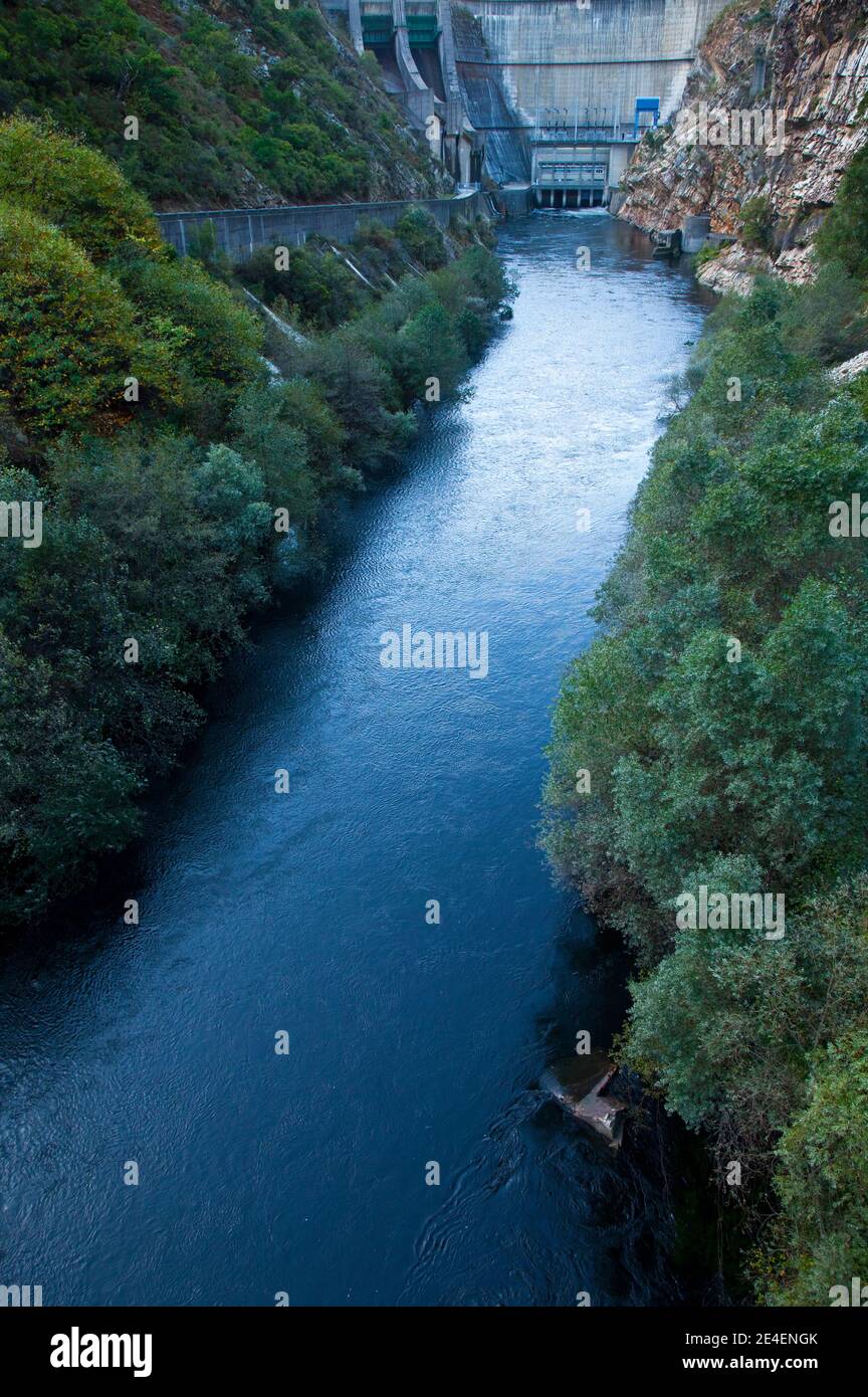 Calabazos, Río Narcea,, Asturias Stock Photo - Alamy