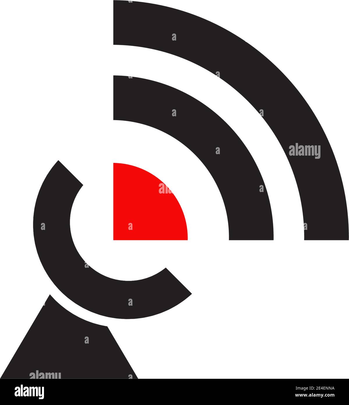 Signal wave icon logo design inspiration vector illustration template ...