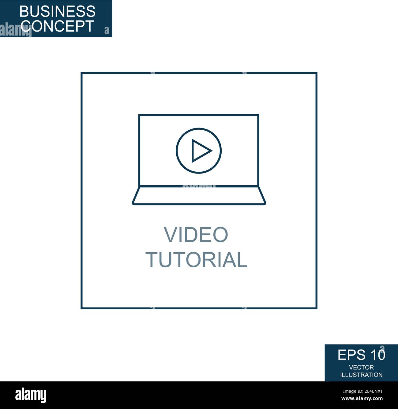 Video Tutorial Stock Vector Images - Alamy