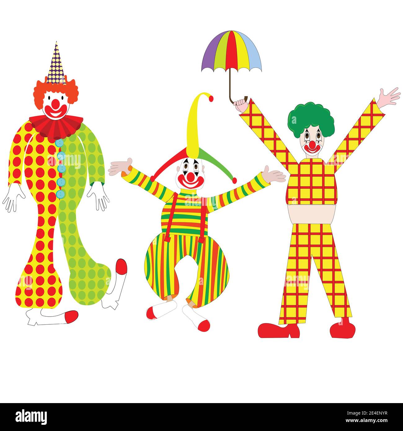 Clowns funny and colorful face hi-res stock photography and images - Alamy