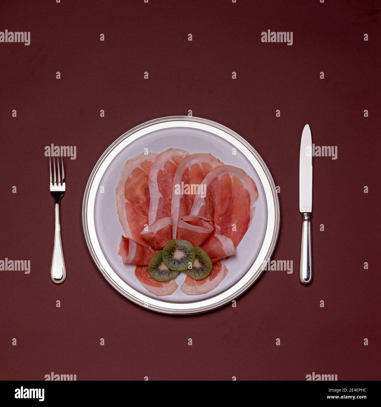 Parma ham slices hi-res stock photography and images - Alamy