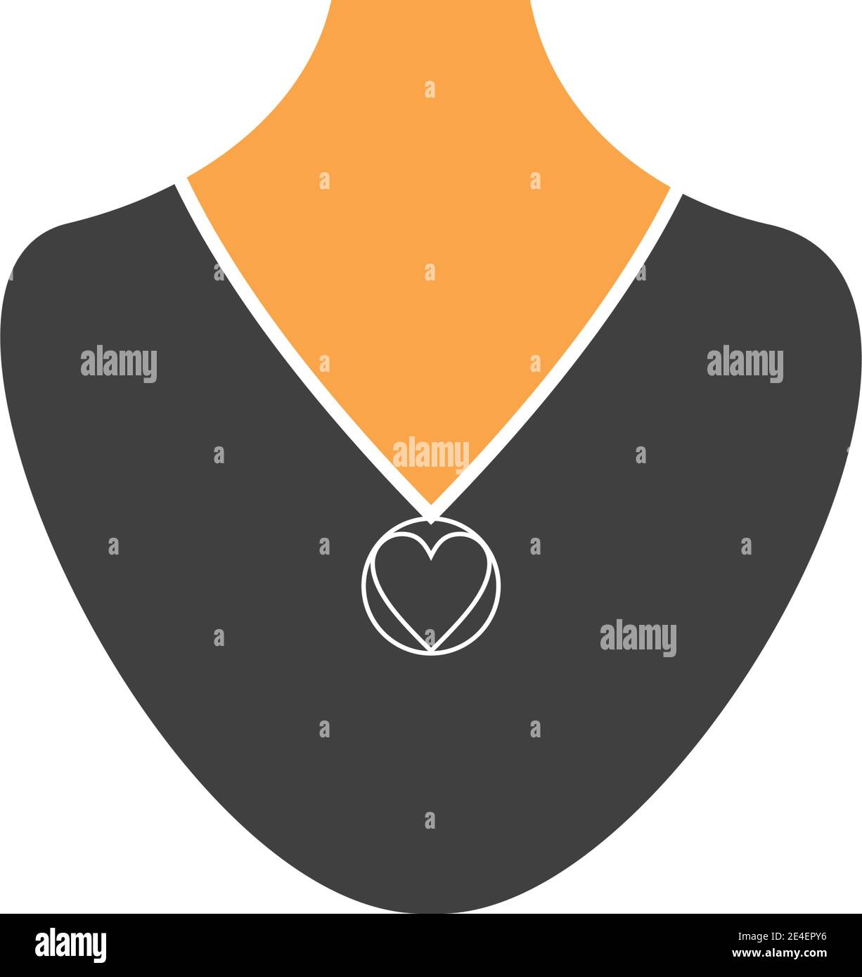 Necklace icon logo design vector template Stock Vector Image & Art - Alamy