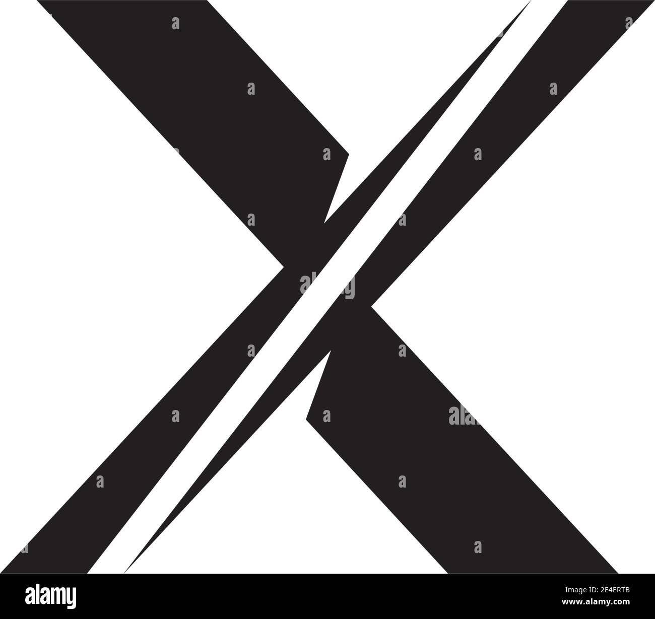 X letter initial icon logo design inspiration vector template Stock ...
