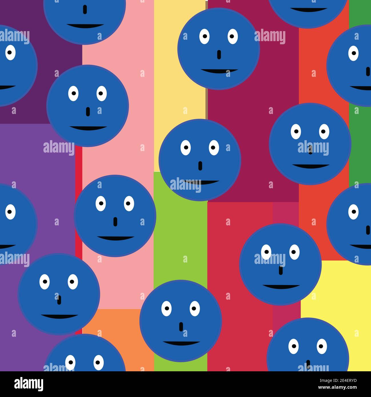 Seamless smiley face pattern funny hi-res stock photography and images ...