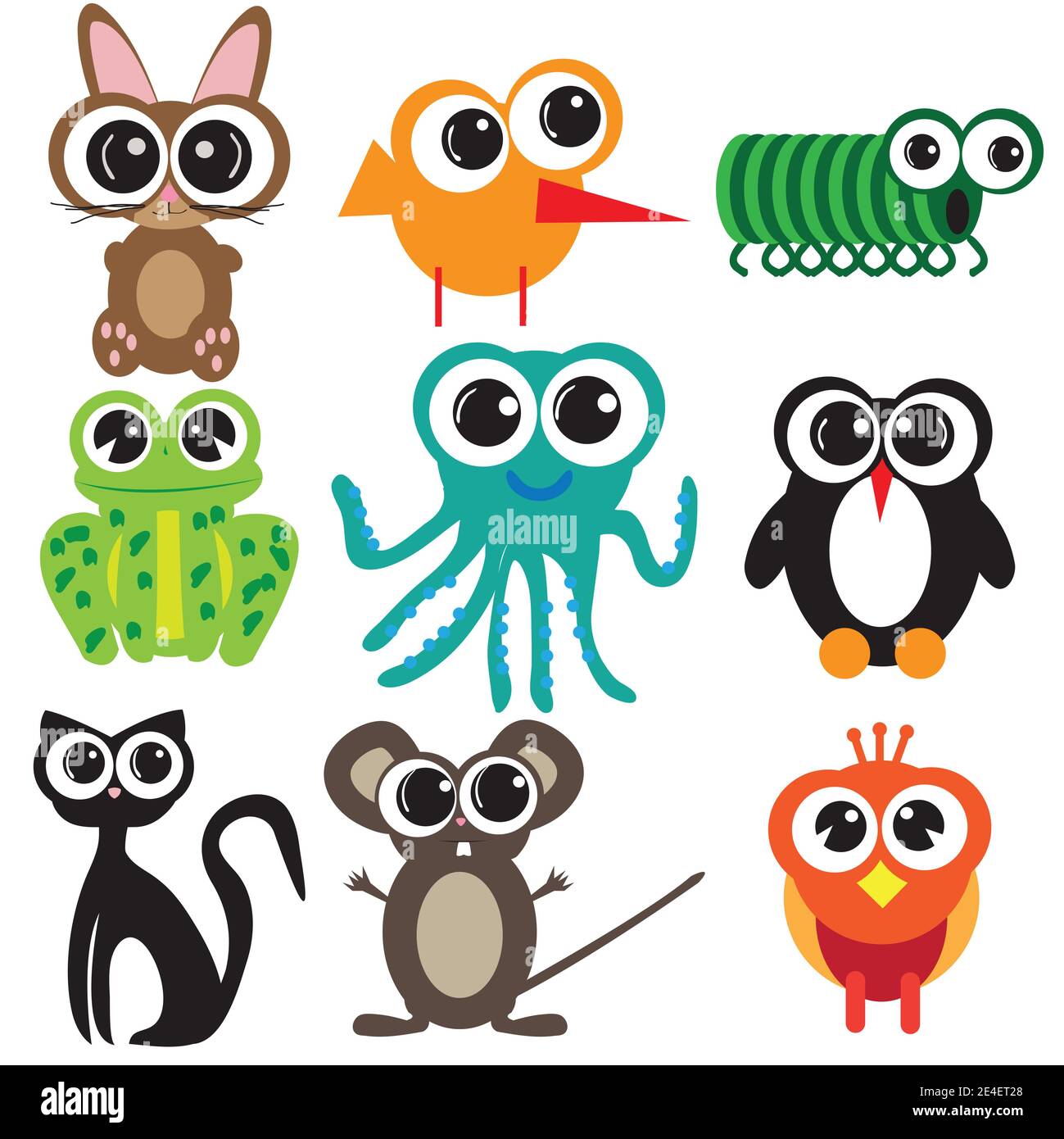 Zoo animal cartoons hi-res stock photography and images - Alamy