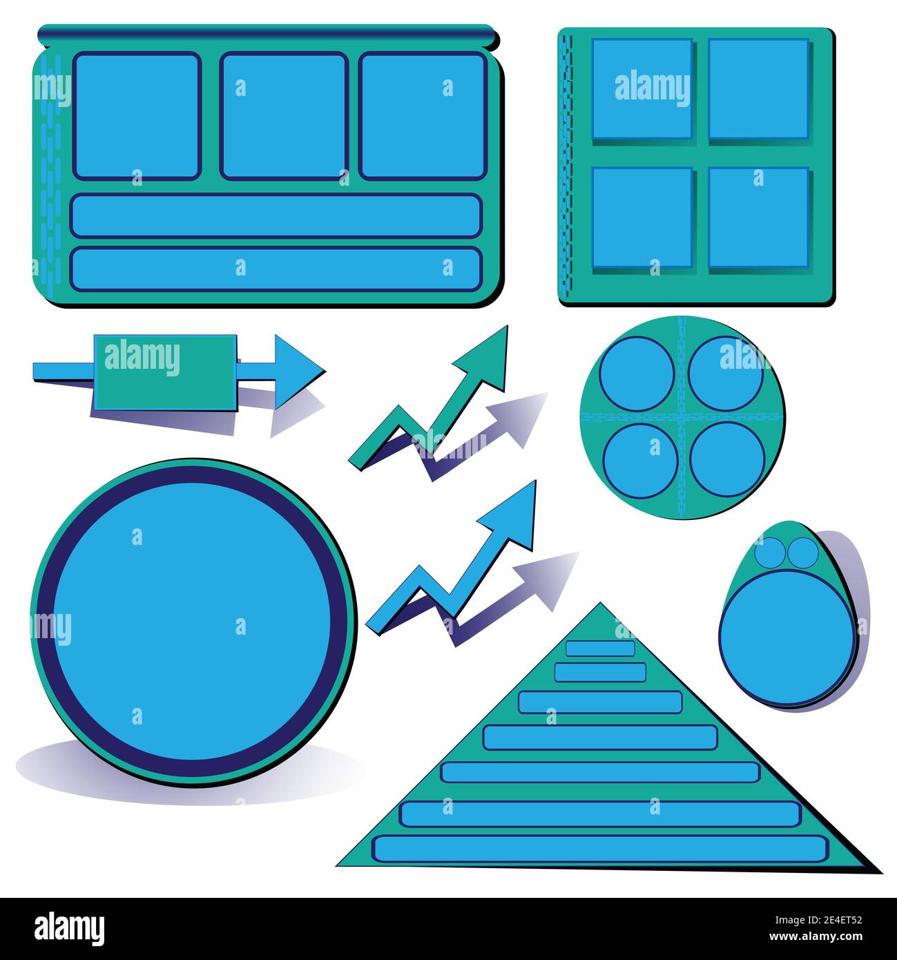 Business infographics circle hi-res stock photography and images - Alamy