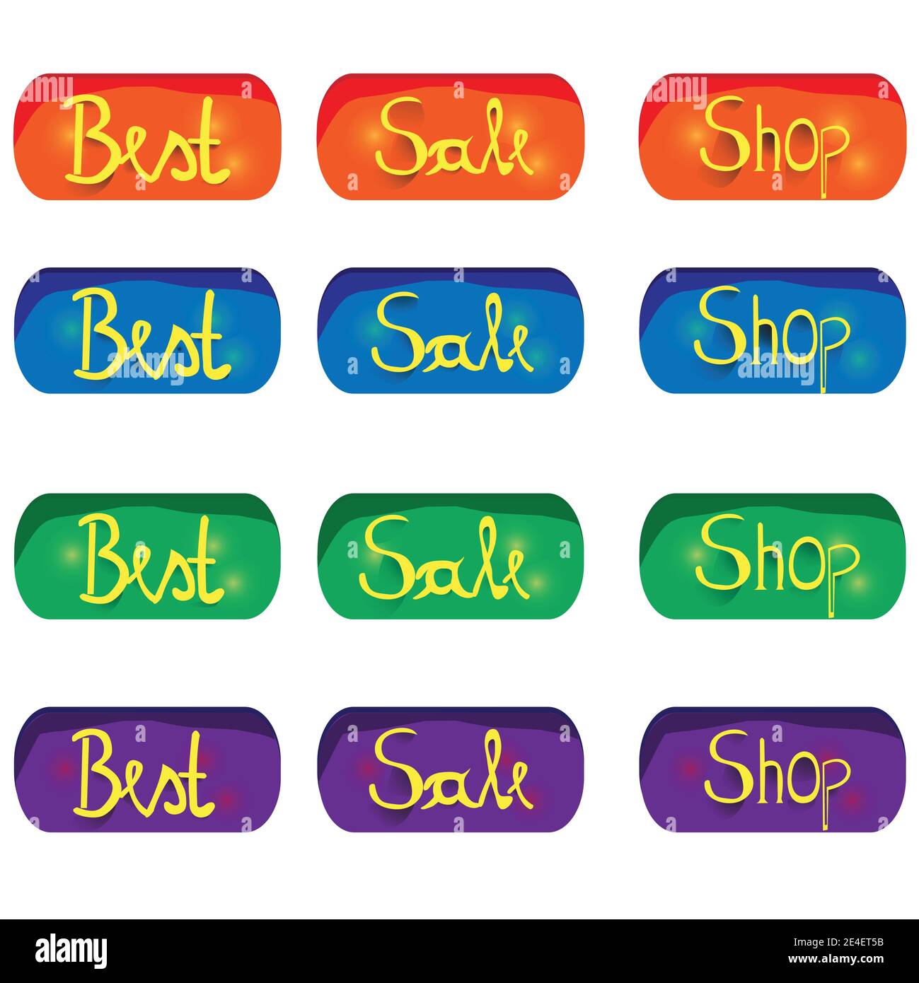 Vector buttons hi-res stock photography and images - Alamy