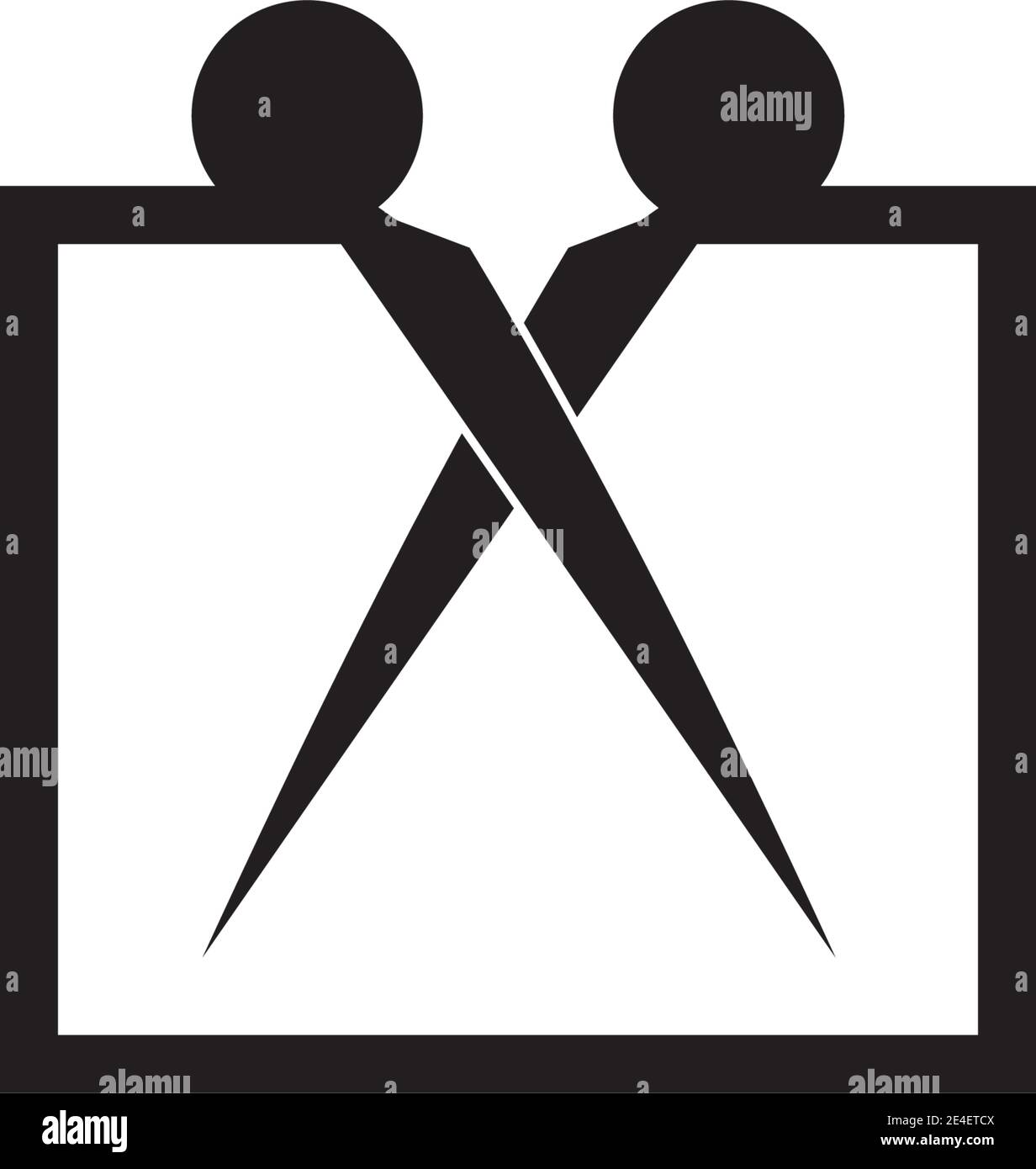 Scissor icon logo design inspiration vector template Stock Vector Image ...