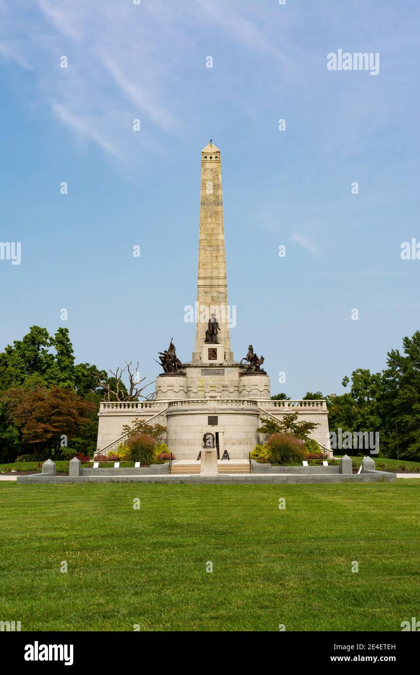 Springfield, Illinois / United States - September 16th, 2020: Lincoln's ...