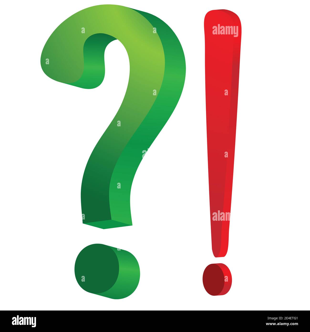 Exclamation Point And Question Mark High Resolution Stock Photography ...