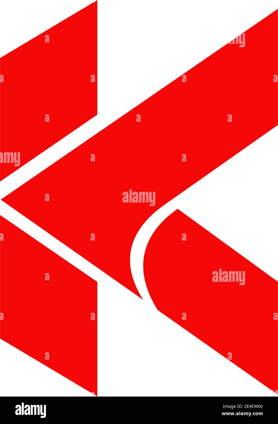 K letter initial icon logo design inspiration vector template Stock ...