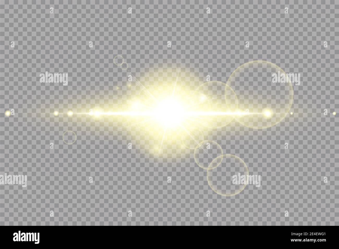 Shining golden stars isolated on black background. Vector illustration ...