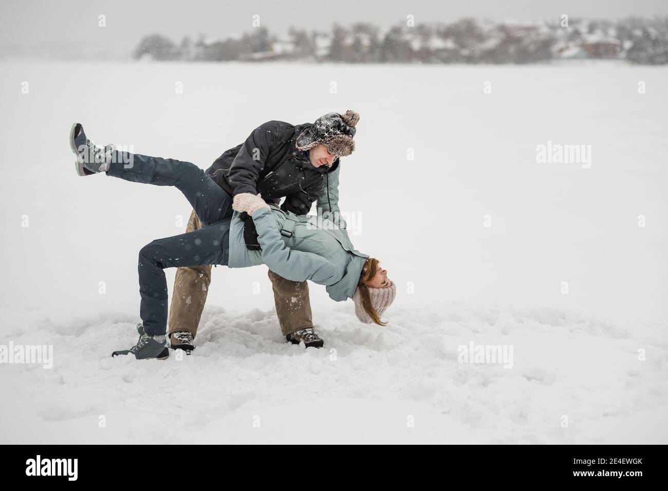 Female dancing snow hi-res stock photography and images - Alamy