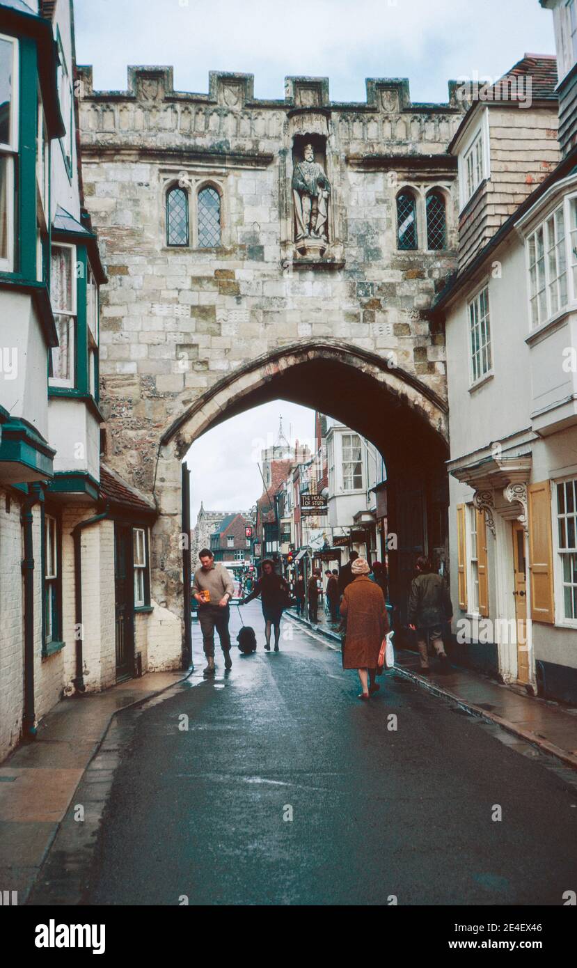 Close gate to Salisbury Cathedral, formally known as the Cathedral ...