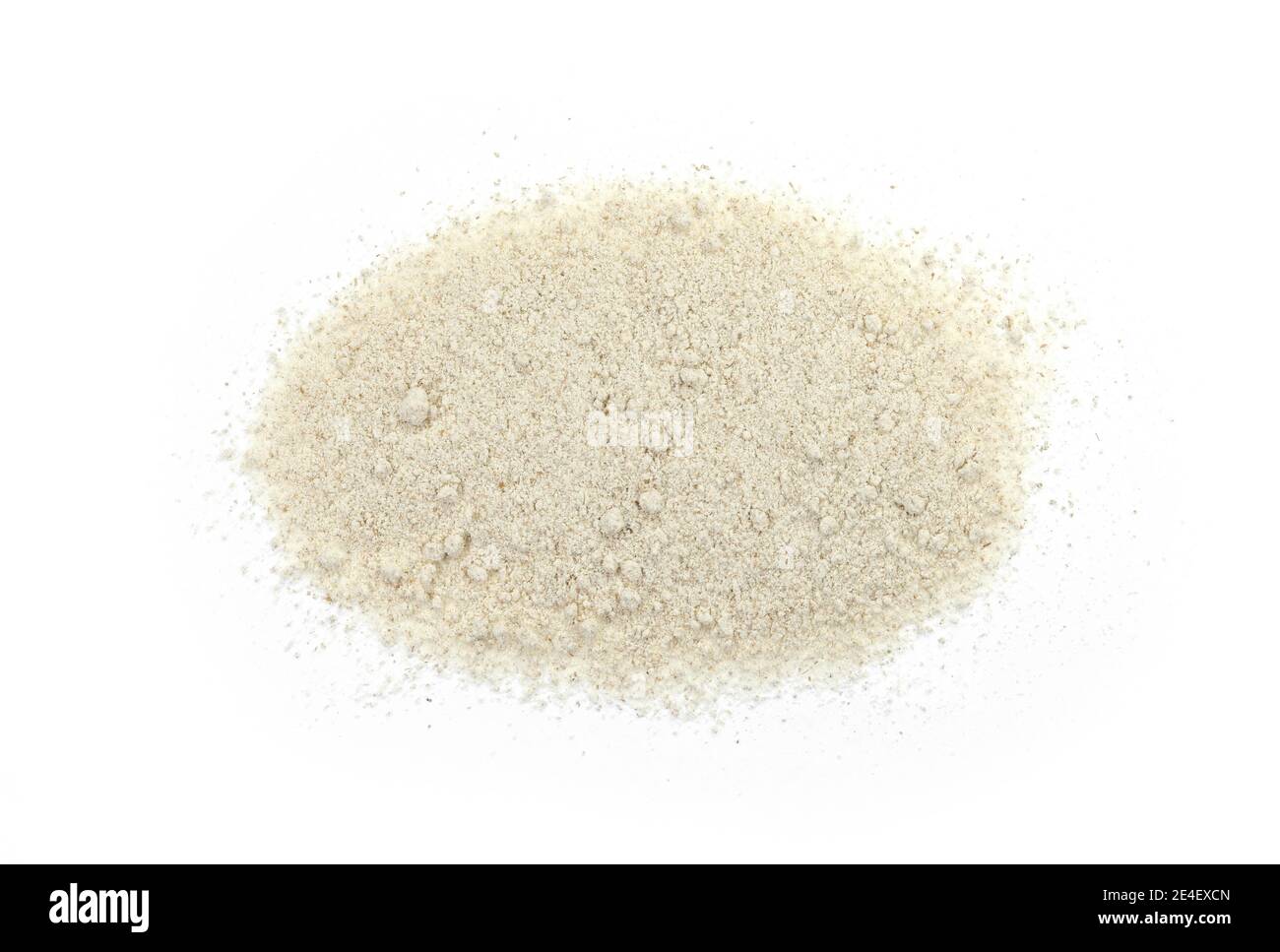 Pile of integral spelt wheat flour isolated on white background Stock ...
