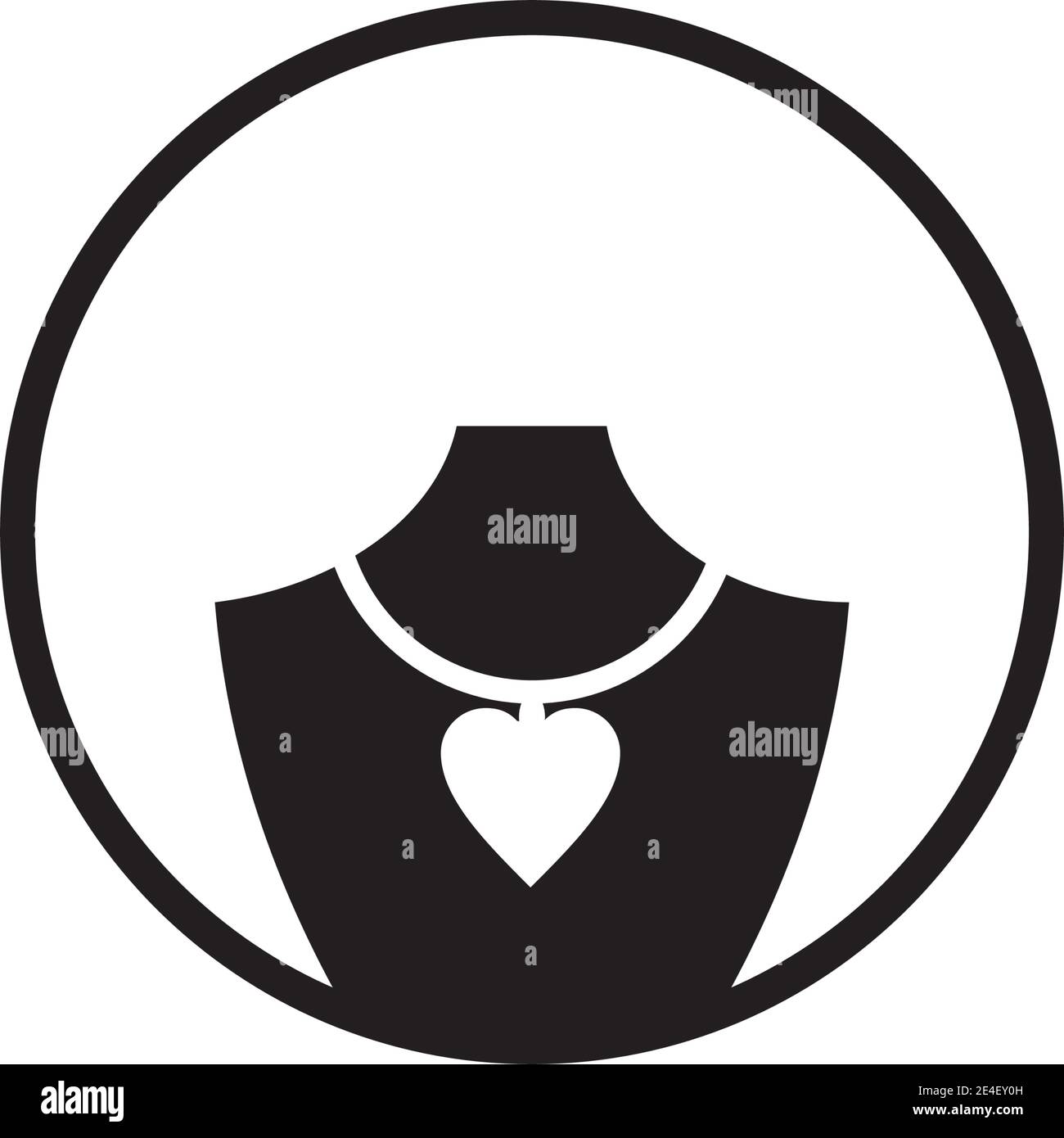 Necklace icon Cut Out Stock Images & Pictures - Alamy