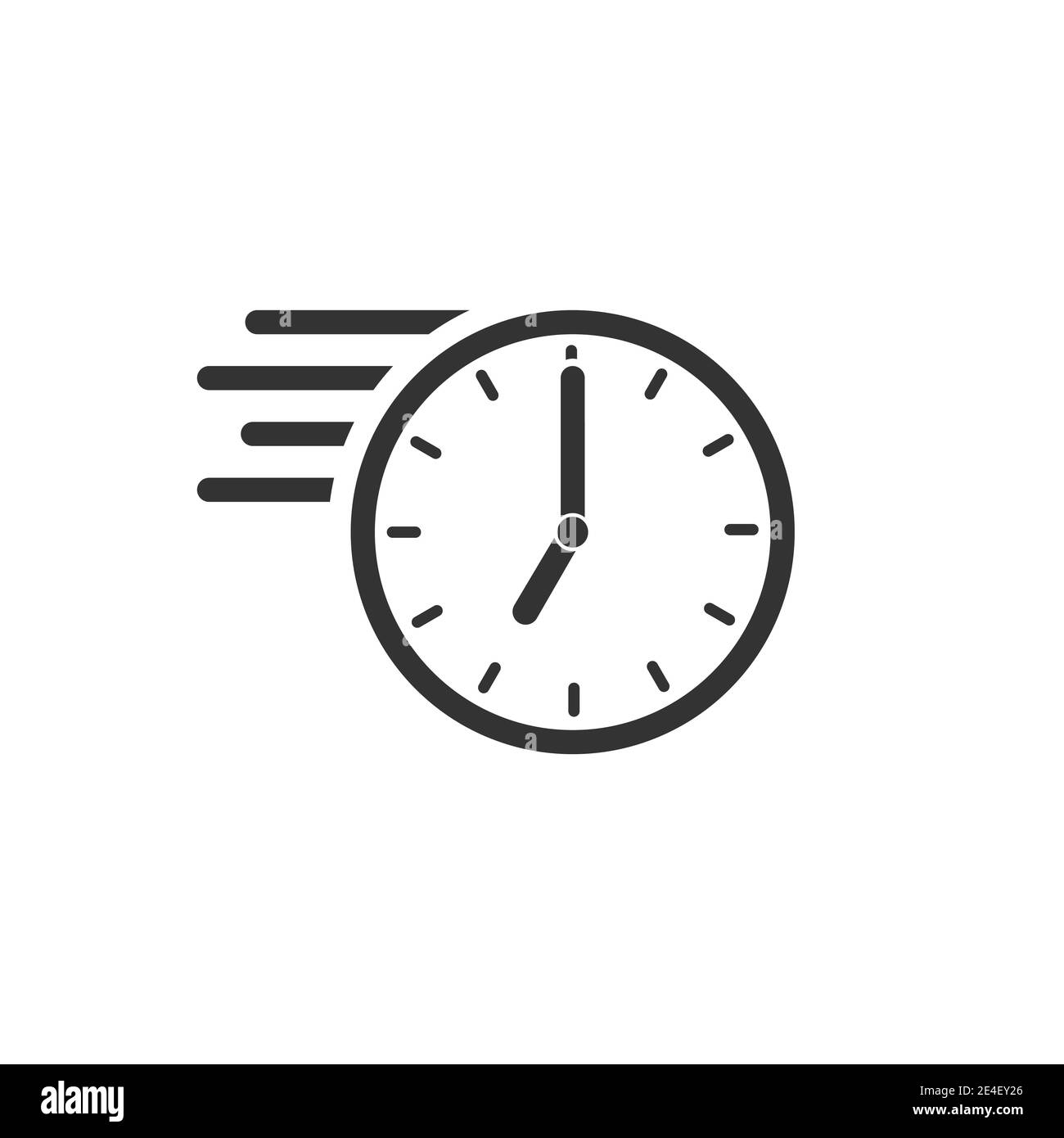 Flying Alarm Clock Stock Vector Images - Alamy