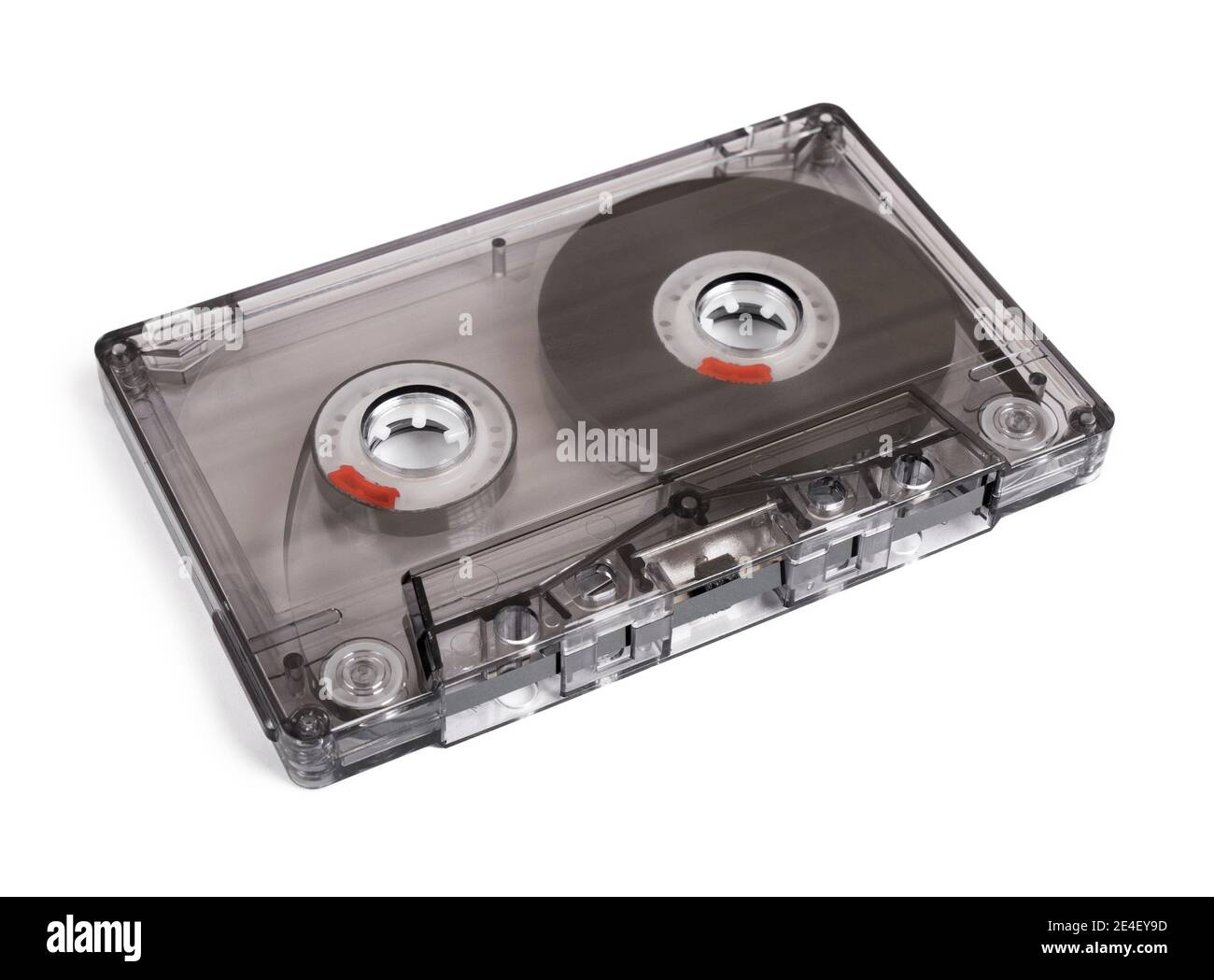 Transparent audio cassette tape isolated on white background Stock ...