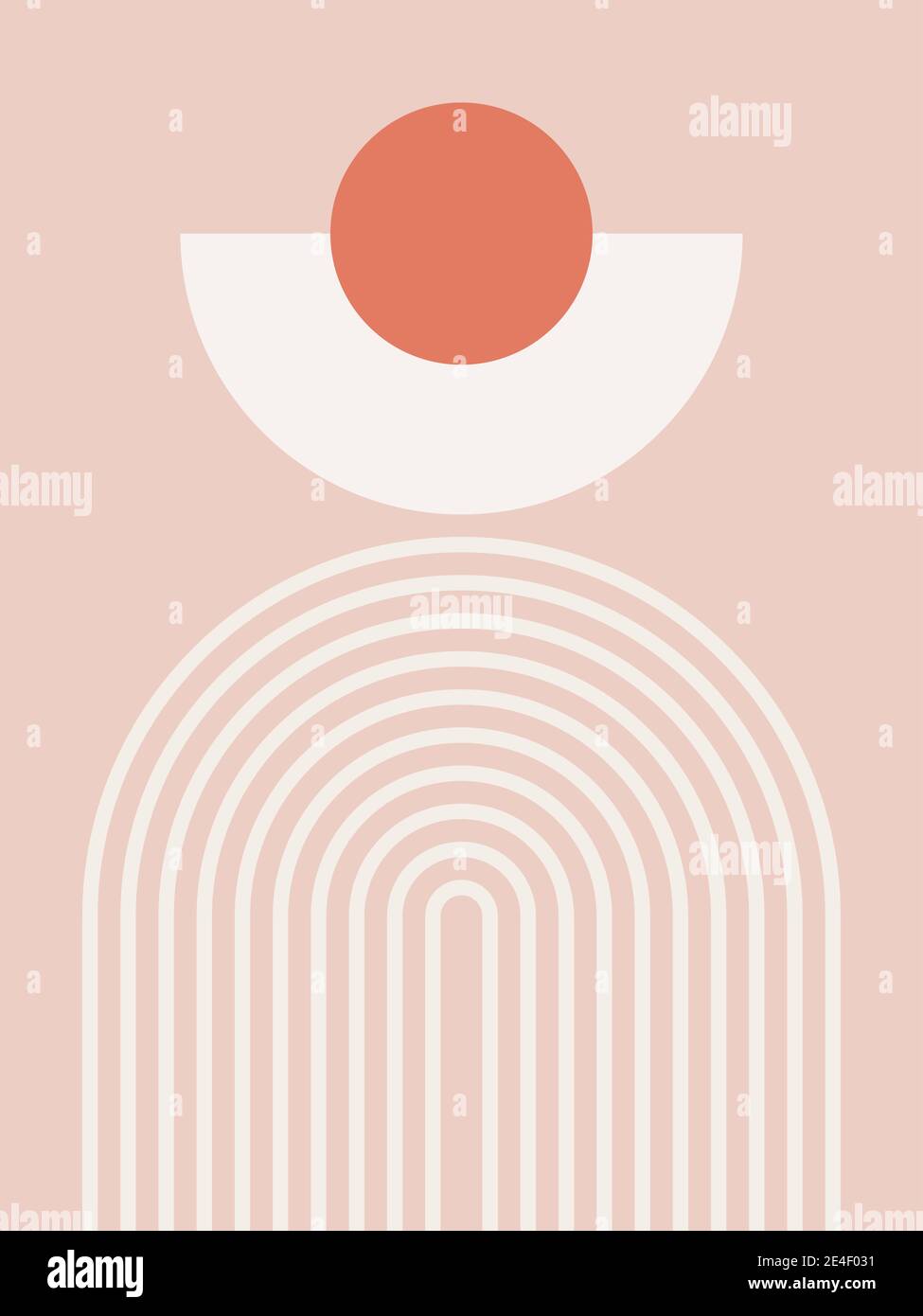 Modern Poster Art. Abstract Wall Art. Digital Interior Decoration Art ...