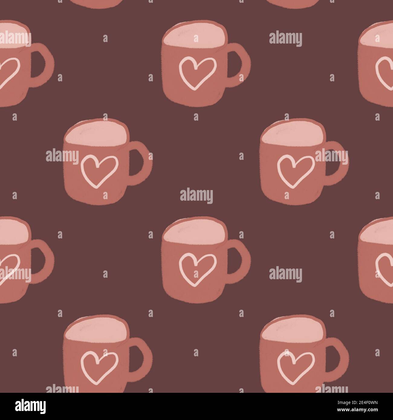 Coffee mug pattern hi-res stock photography and images - Alamy