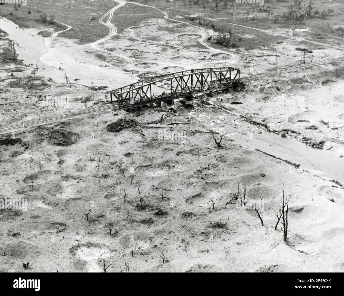Vintage World War II photograph - official US militaryphoto: damage to ...
