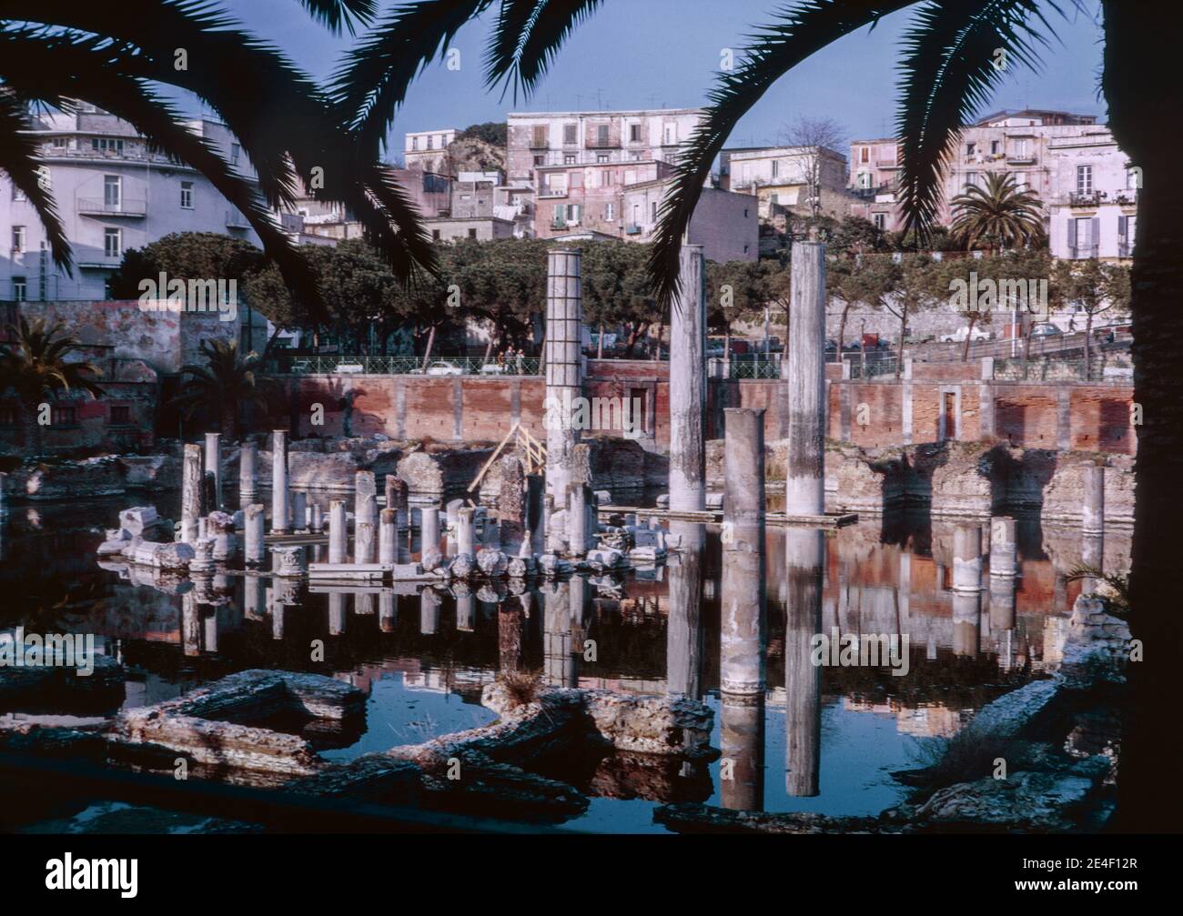 Ruins of Roman town Pozzuoli (lat. Puteoli) - important hub for goods ...