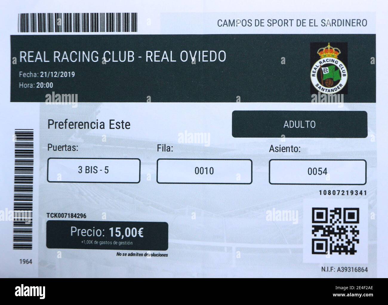 Football ticket hi-res stock photography and images - Alamy