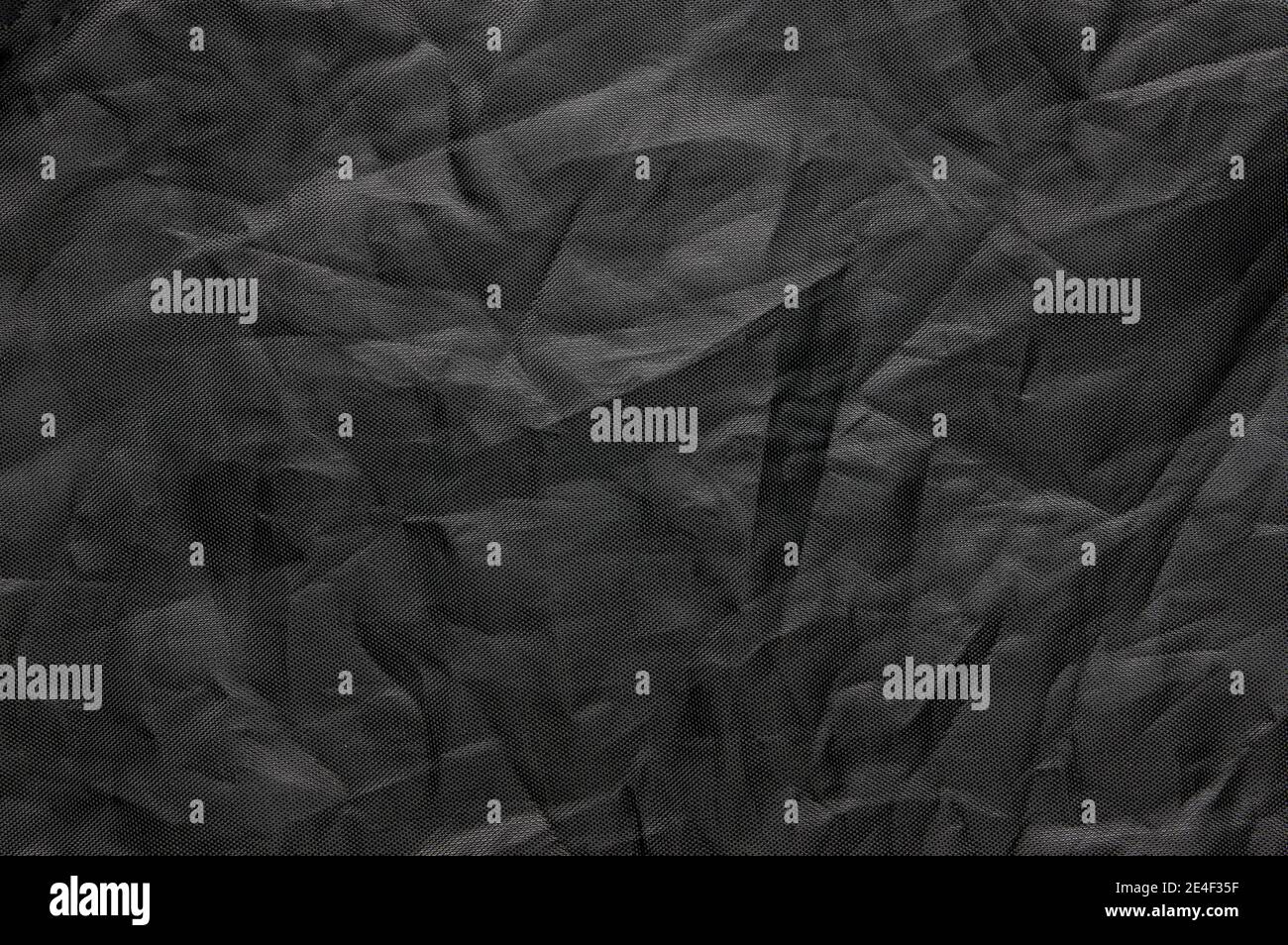 crumpled Grey Nylon background, textured Stock Photo - Alamy