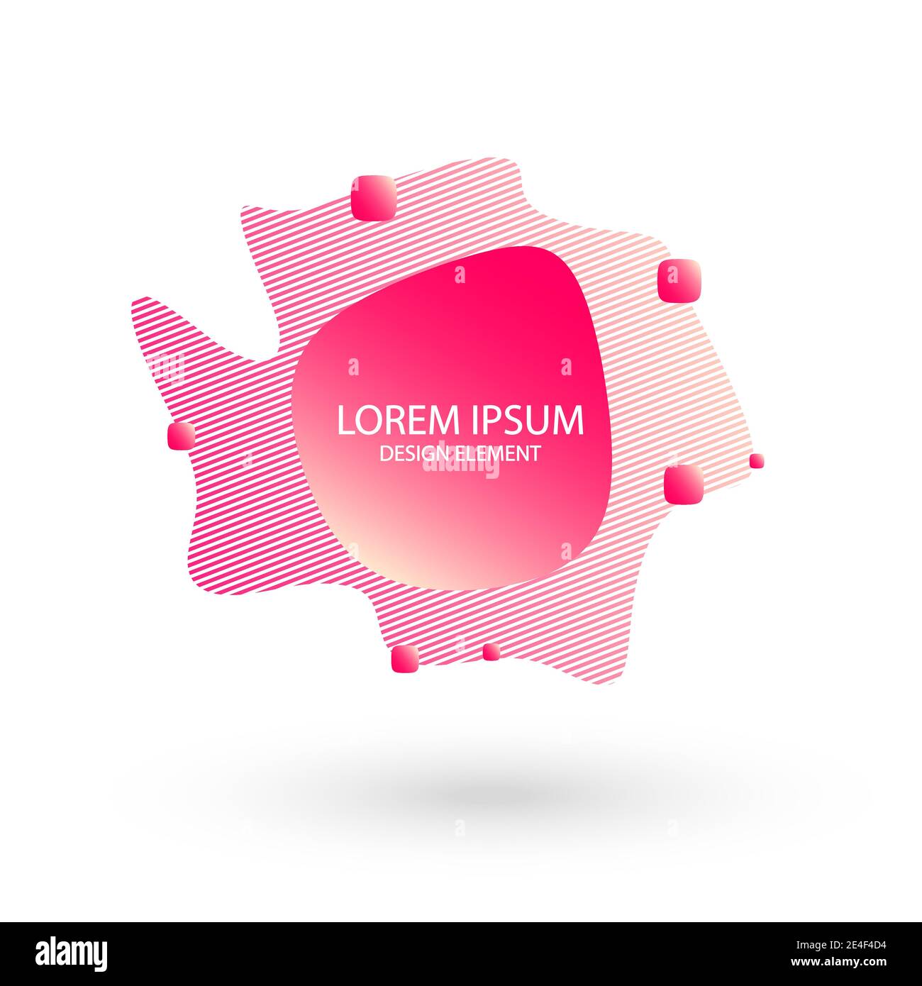 Fluid frame isolated on white background. Abstract liquid shape ...