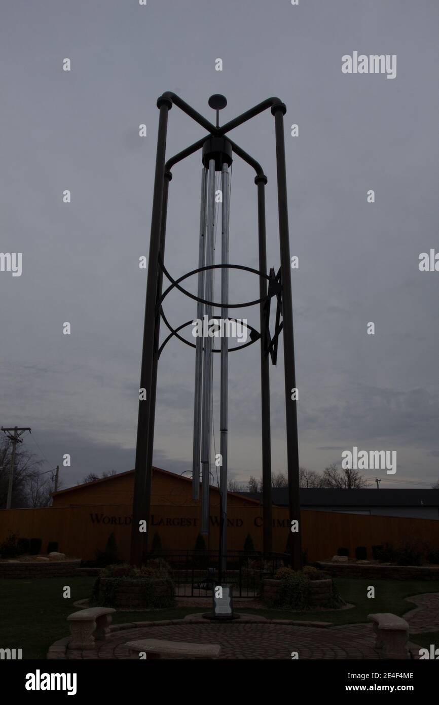 World's Largest Windchime, Casey, Illinois Stock Photo - Alamy