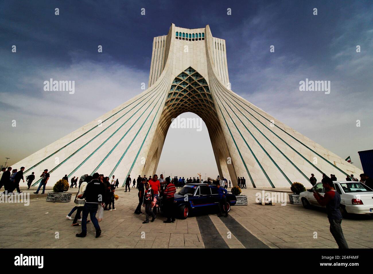 Tehran Azadi square Stock Photo - Alamy