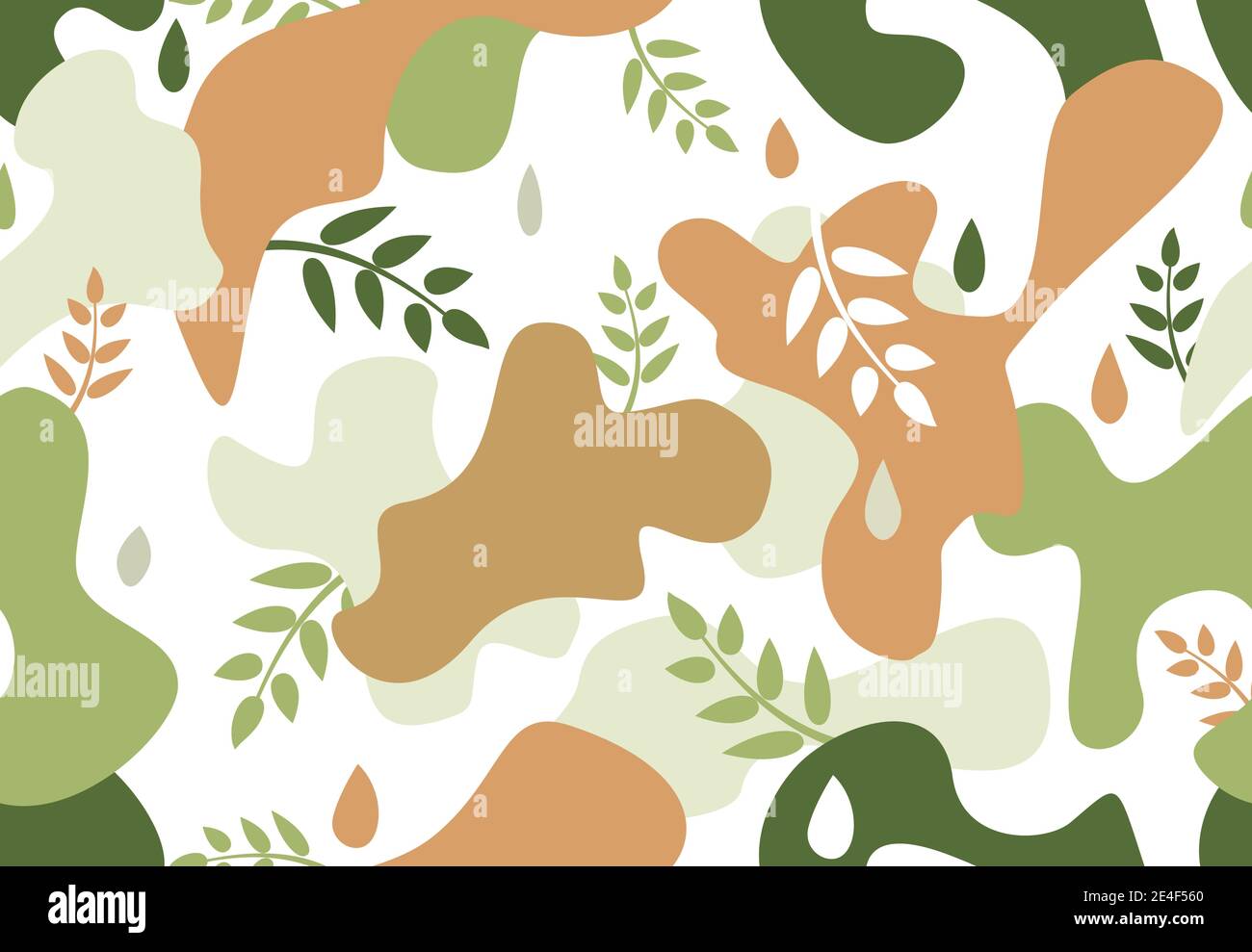 Wallpaper of leaves Stock Vector Images - Alamy