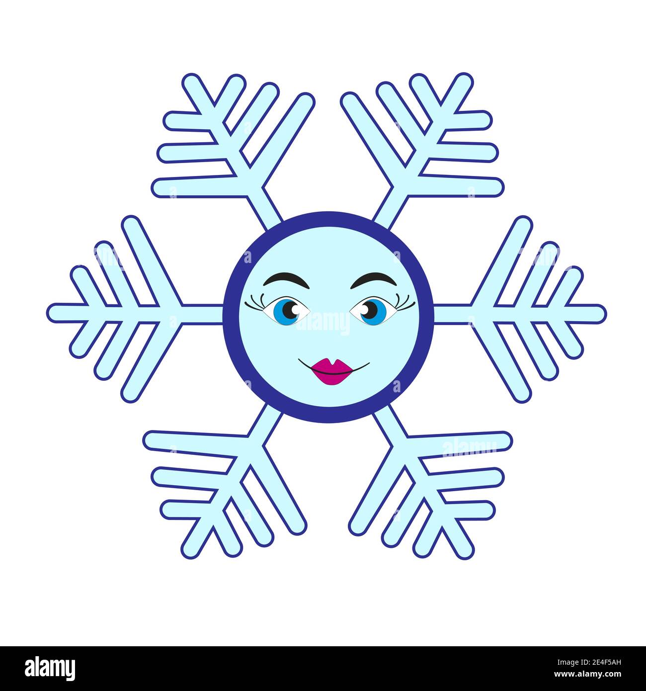 Snow smiley Stock Vector Images - Alamy