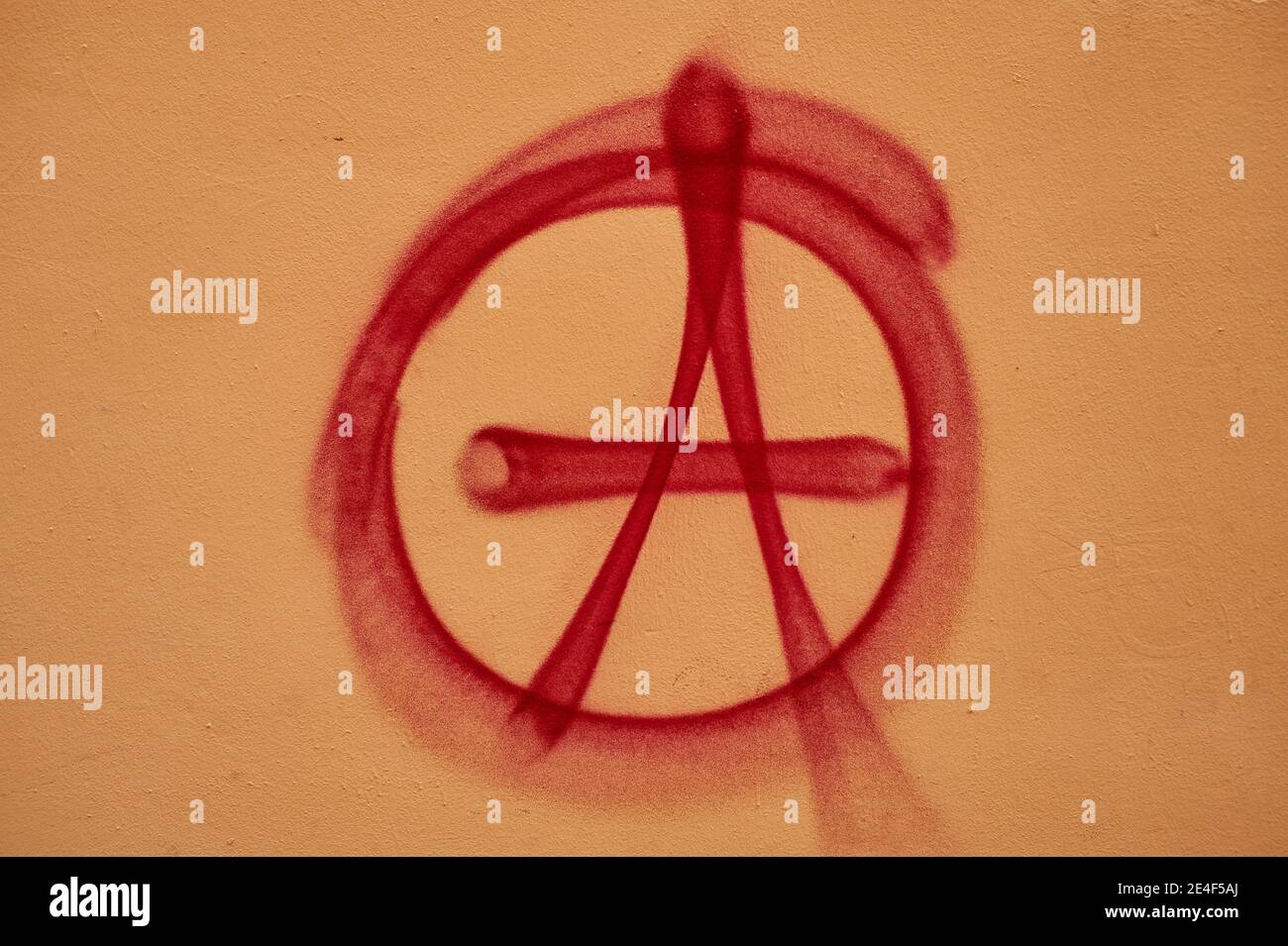Anarchy symbol flag hi-res stock photography and images - Alamy