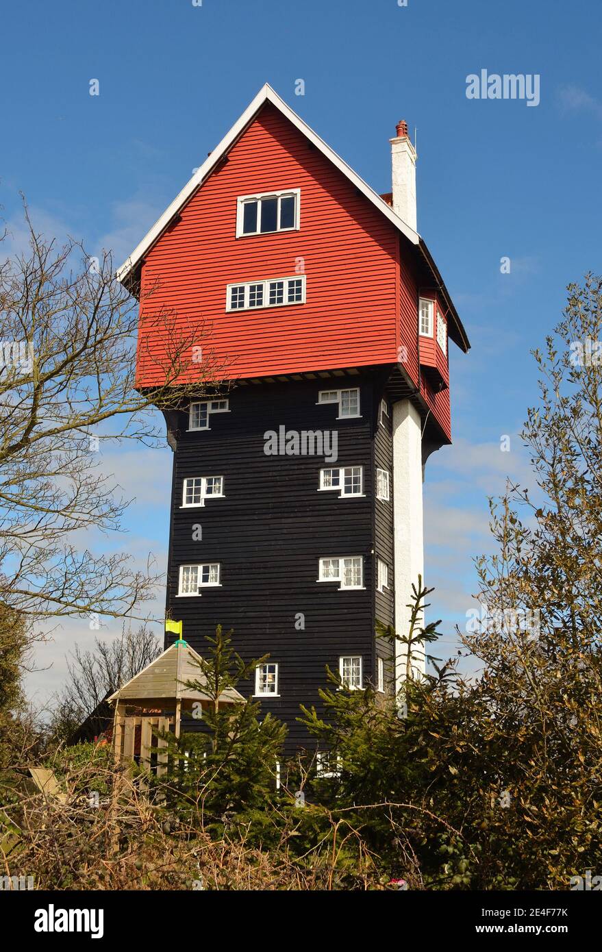 The house in the clouds well known Suffolk landmark Stock Photo - Alamy