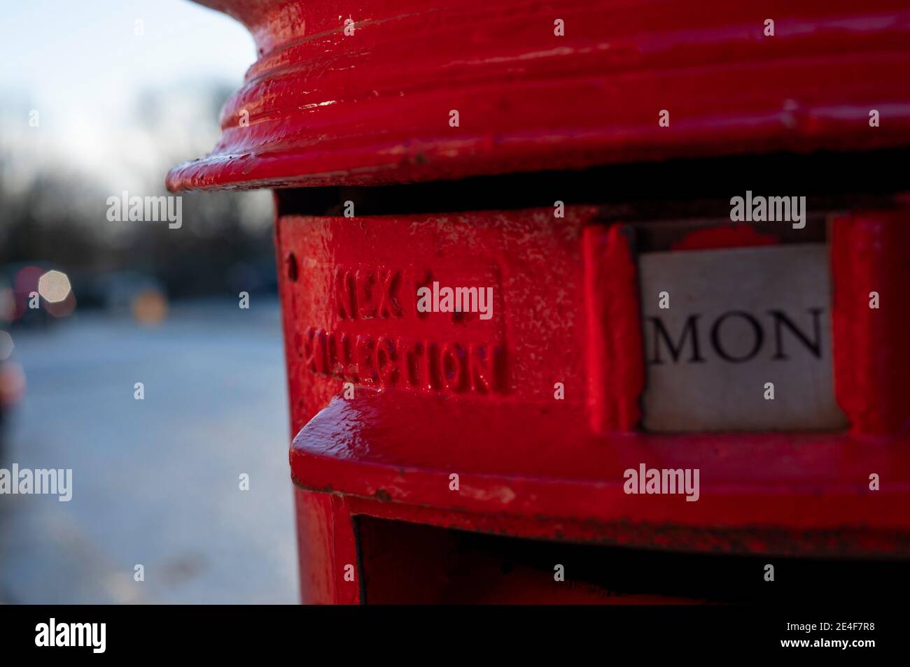 A Royal Mail post box in Edinburgh, Scotland, UK Stock Photo - Alamy