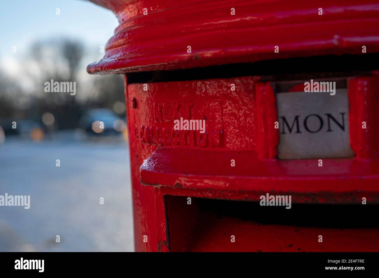 A Royal Mail post box in Edinburgh, Scotland, UK Stock Photo - Alamy