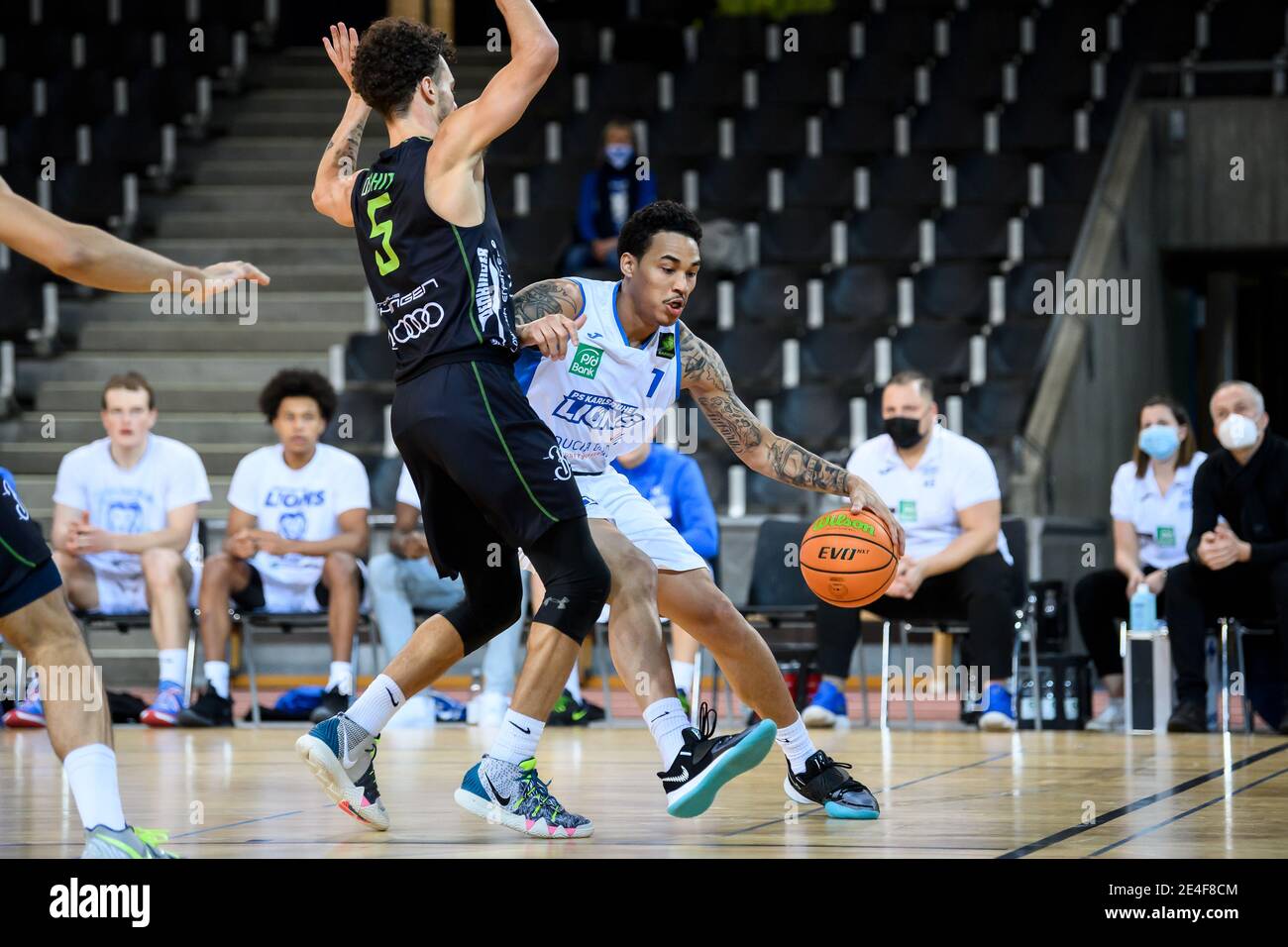 Karlsruhe, Deutschland. 23rd Jan, 2021. Kavin John Gilder-Tilbury ...